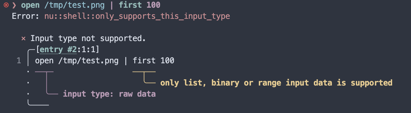 Attempting to open binary files returns an error · Issue #8652 · nushell/nushell · GitHub