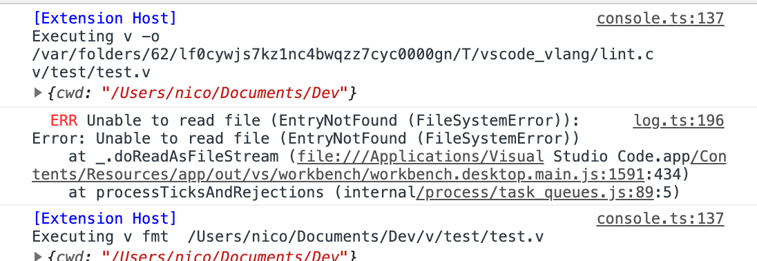 Cannot Format Due To The Following Errors · Issue 118 · Vlang Vscode Vlang · Github