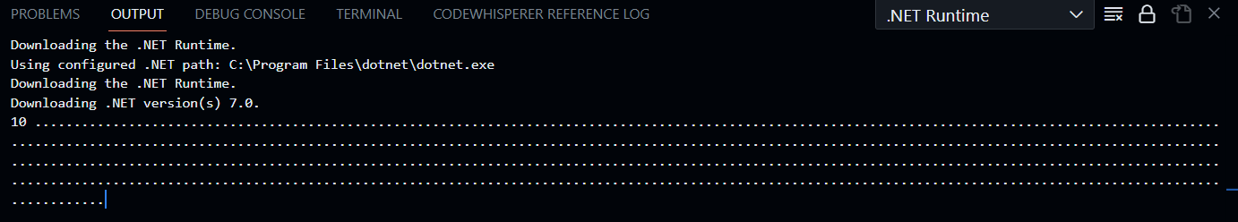 [BUG] C# Dev Kit still Downloading the .NET Runtime when i Using configured · Issue #396 ...