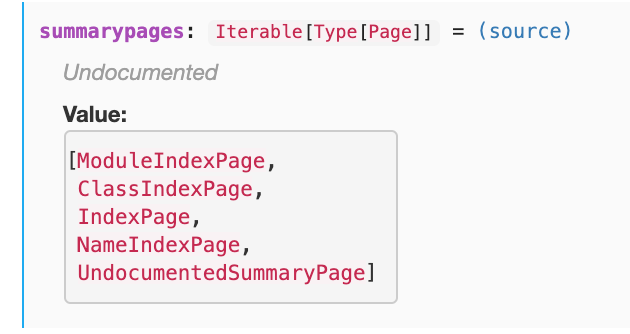 Representation of constants values · Issue #377 · twisted/pydoctor · GitHub