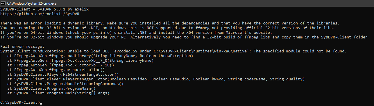 Client cant find .NET 6 even if reinstalled · Issue #197 · exelix11/SysDVR · GitHub
