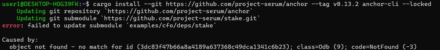 Failed To Install Anchor Issue 665 Solana Foundation Anchor Github