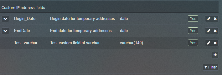 [Bug] IP Request custom field still by default · Issue #1800 · phpipam/phpipam · GitHub