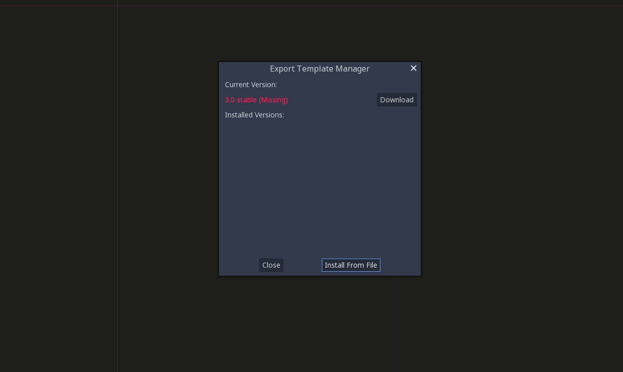 Export Template Manager issues · Issue #16185 · godotengine/godot · GitHub