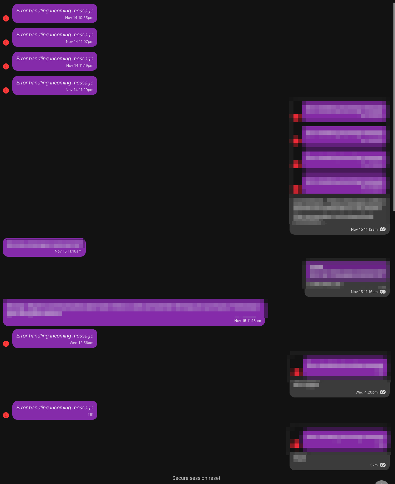 Bad encrypted message in Android but not in Desktop · Issue #9252 · signalapp/Signal-Android ...
