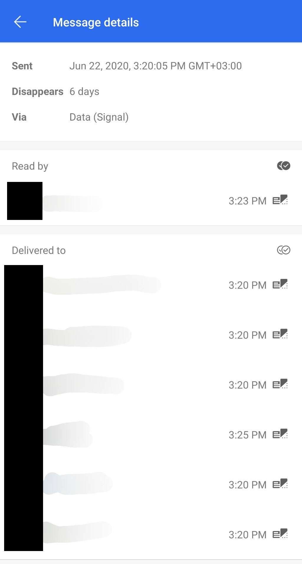 Sealed sender status for message recipients doesn't fully sync Desktop > Android · Issue #4371 ...