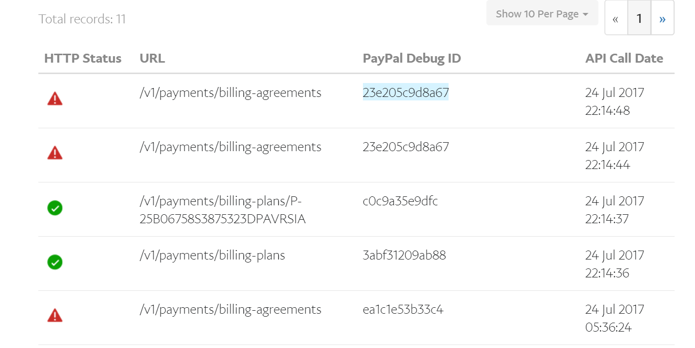 Hi, I am getting below error when I am using PayPal API integration for ... Hi, I am getting below error when I am using PayPal API integration for ...