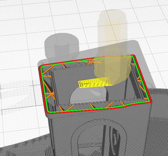 Specify different patterns for top and bottom layers instead of a ...