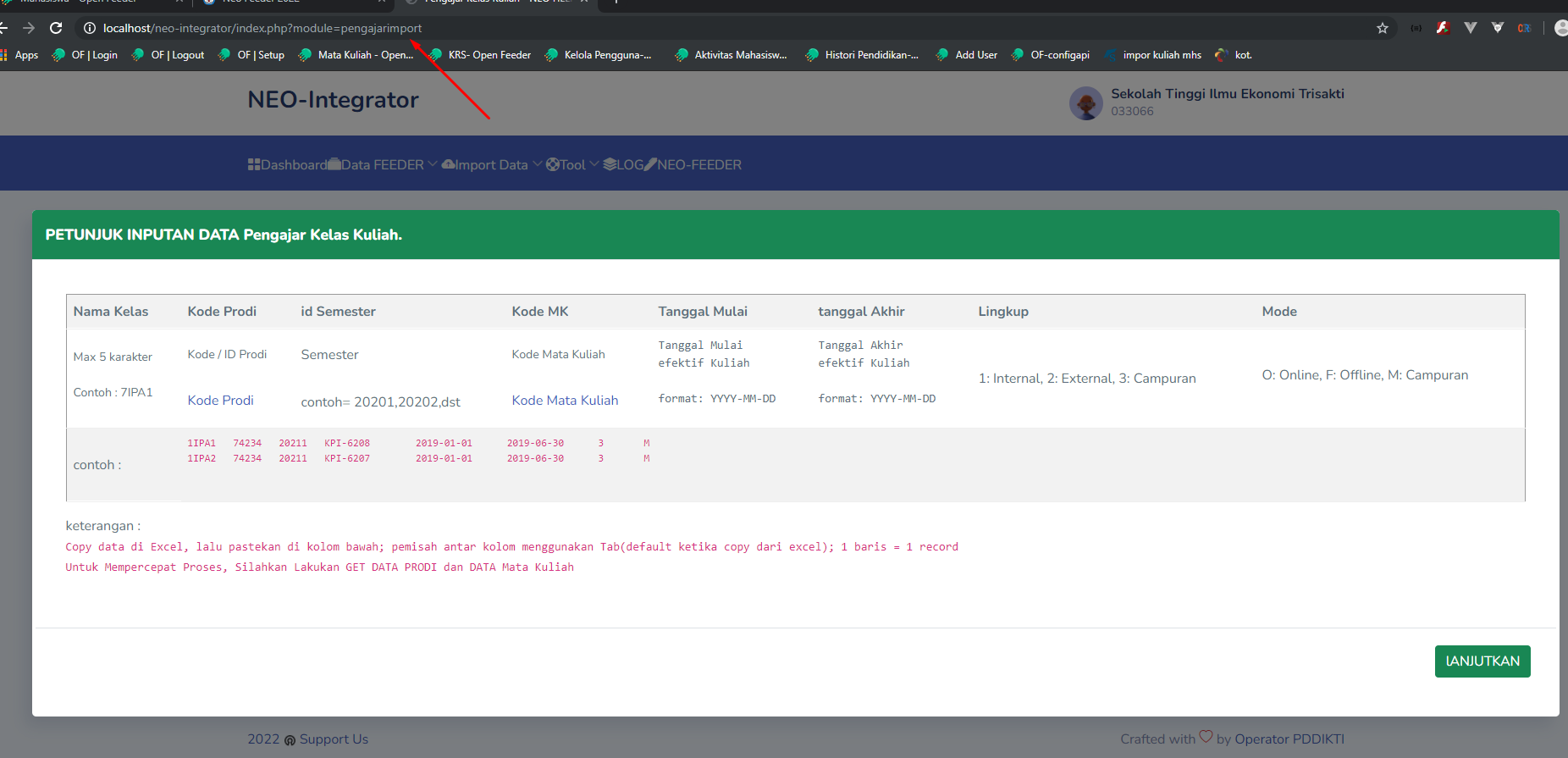 Pengajar Kelas Kuliah = Kelas Kuliah · Issue #4 · masbudikusuma/neo-integrator · GitHub