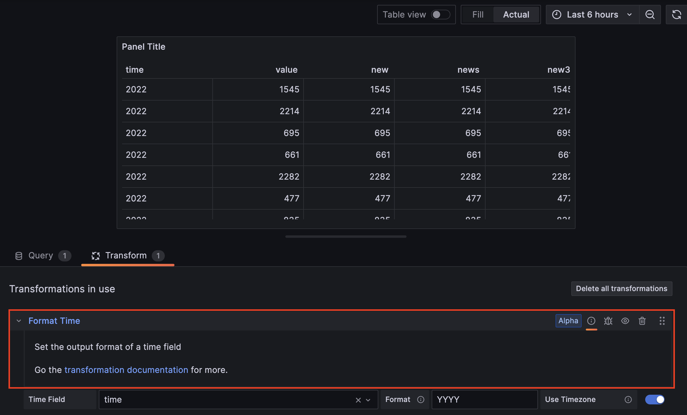 Transformations: Expand inline help · Issue #74201 · grafana/grafana · GitHub