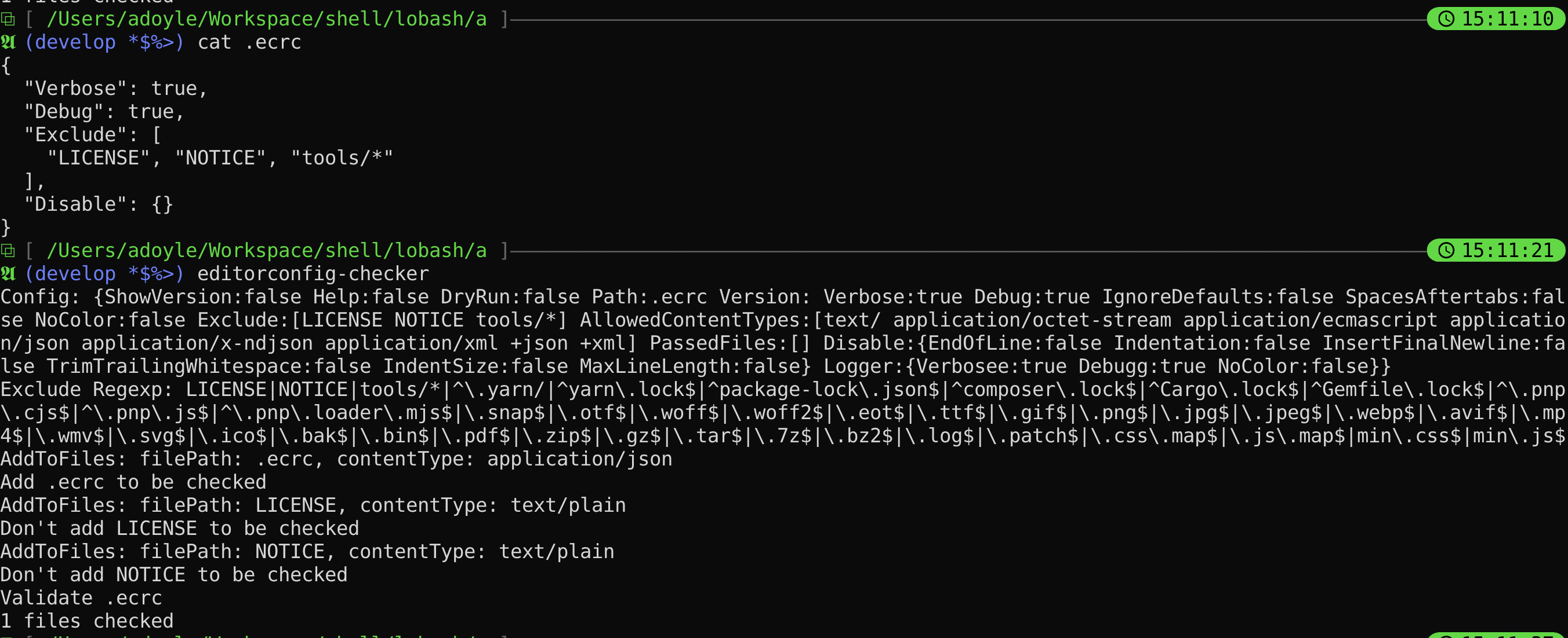 BUG: Exclude not works when .ecrc is not valid JSON format. · Issue ... BUG: Exclude not works when .ecrc is not valid JSON format. · Issue ...