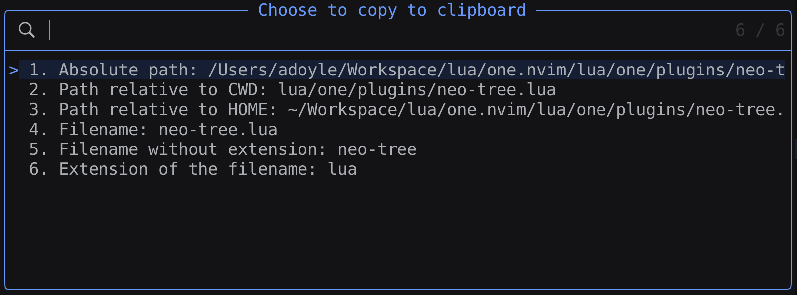 Copy relative path or filename of file under cursor · nvim-neo-tree neo-tree.nvim · Discussion ...