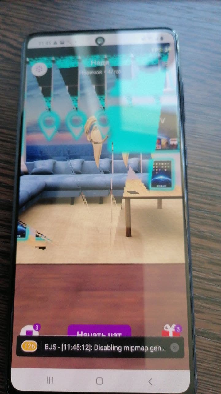 Huge distortion and mesh disappearances on some Android devices (example - Samsung Galaxy A71 ...