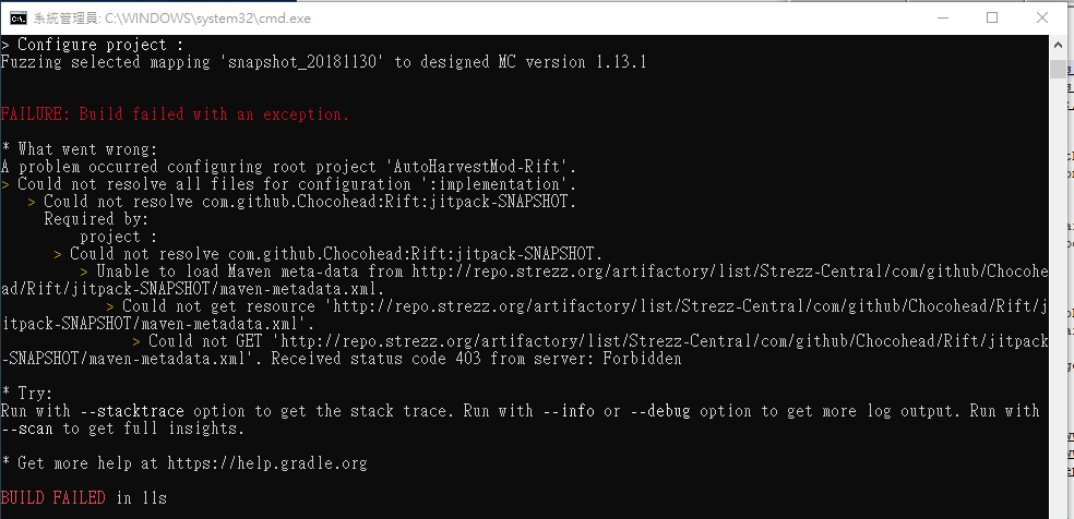 Before Can Build Success But Now Always Build Failed · Issue 3855 · Jitpack · Github