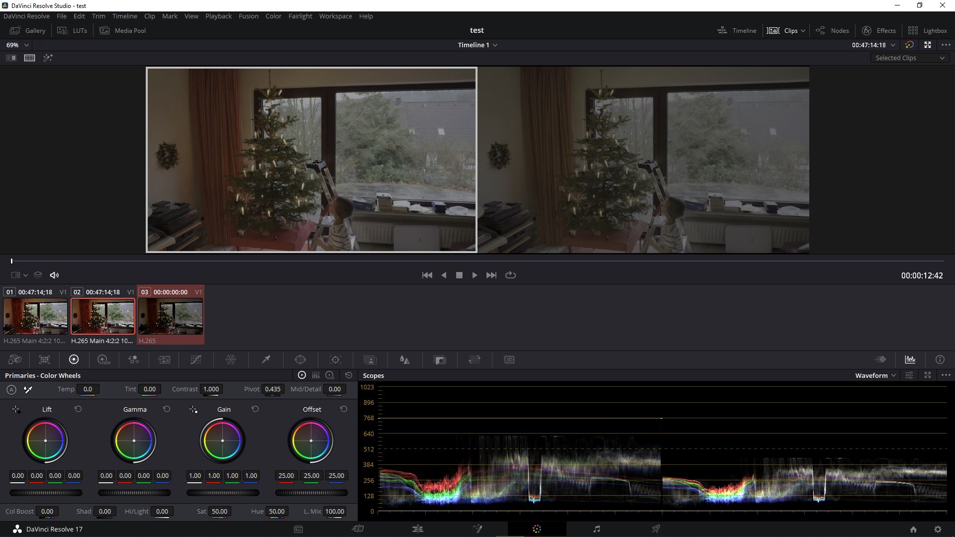 Broken conversion to limited RGB -> add 4:2:2/4:4:4 chroma subsampling and full range RGB ...
