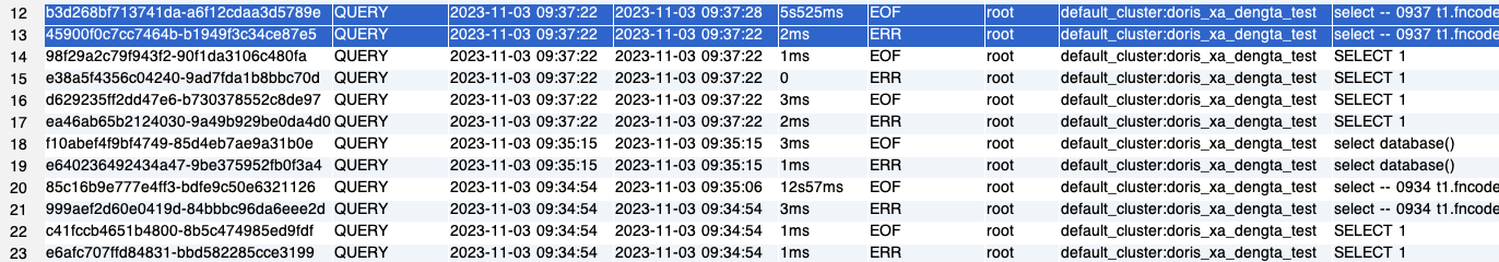 Bug Query Profile Duplicate And Total Time Is Wrong · Issue 26343 · Apachedoris · Github