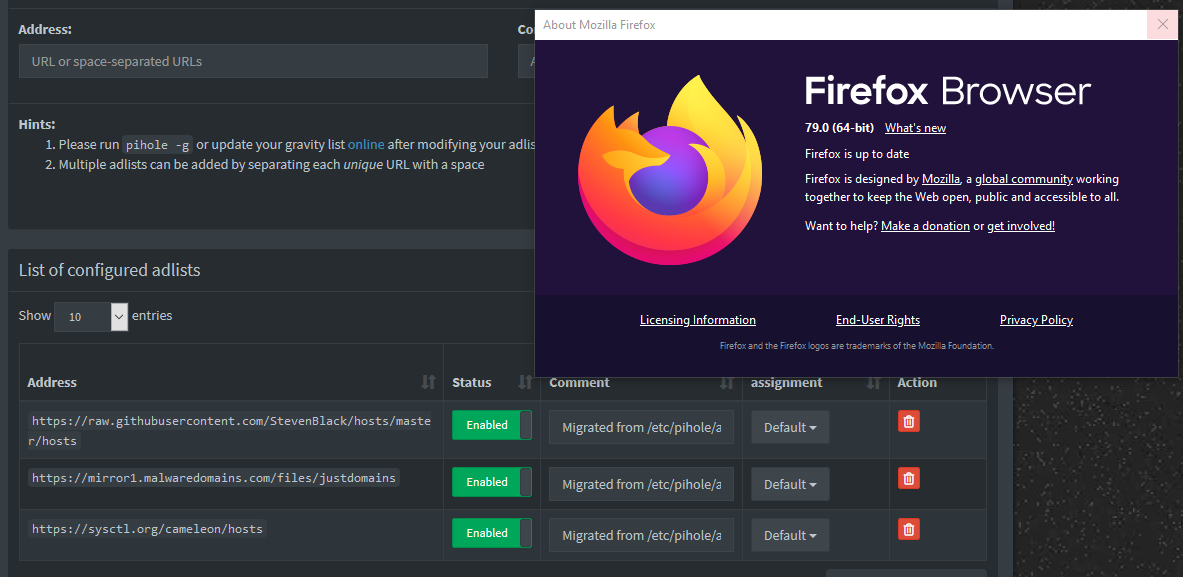 Web Interface v5.1.1 GUI ERROR · Issue #1551 · pi-hole/web · GitHub