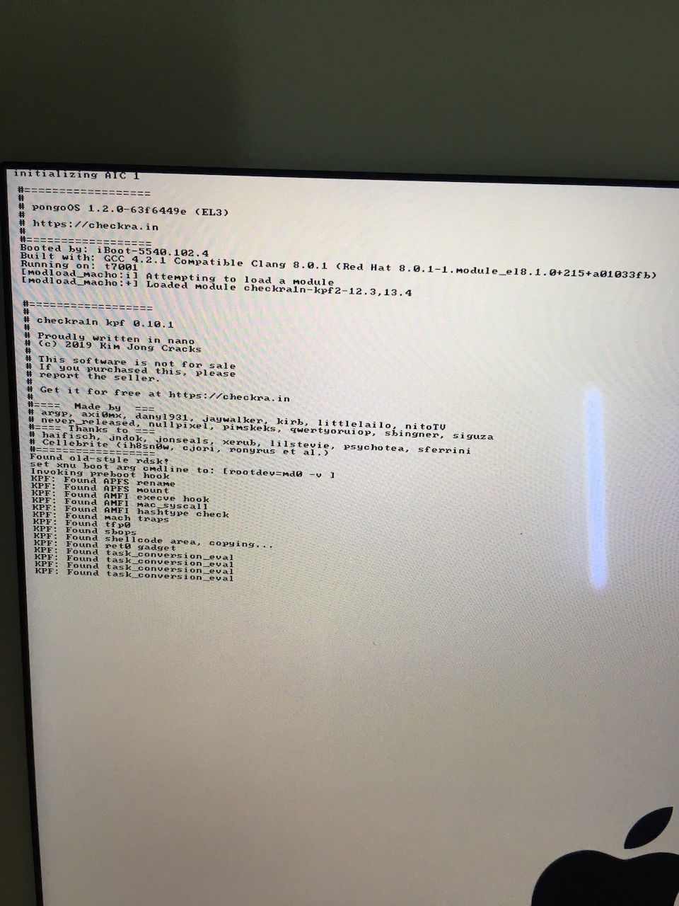 iPad Air 2：Error Report - Request for Permission · Issue #1201 · checkra1n/BugTracker · GitHub
