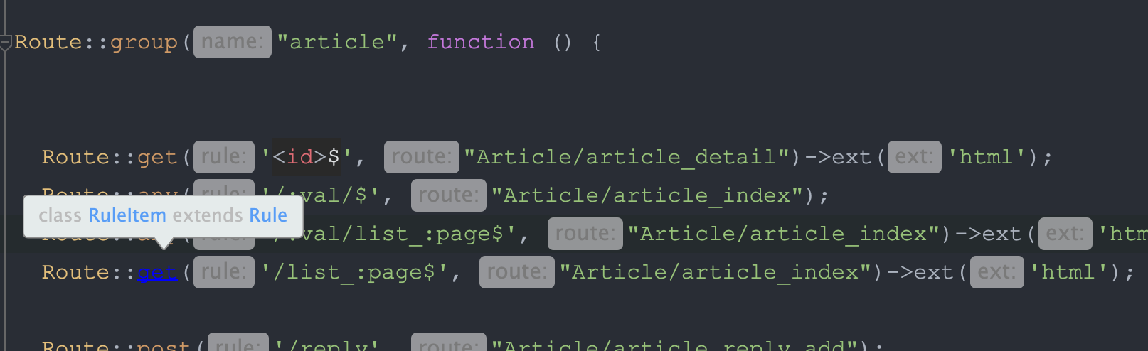 路由分组动态路由失效!还有控制器中间件request 变量 传参无效 · Issue 2675 · Top Thinkframework · Github