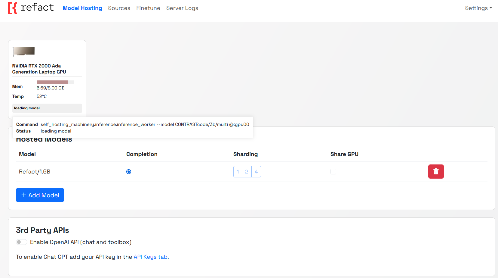 Self hosting with 1.3B model? · Issue #98 · smallcloudai/refact · GitHub