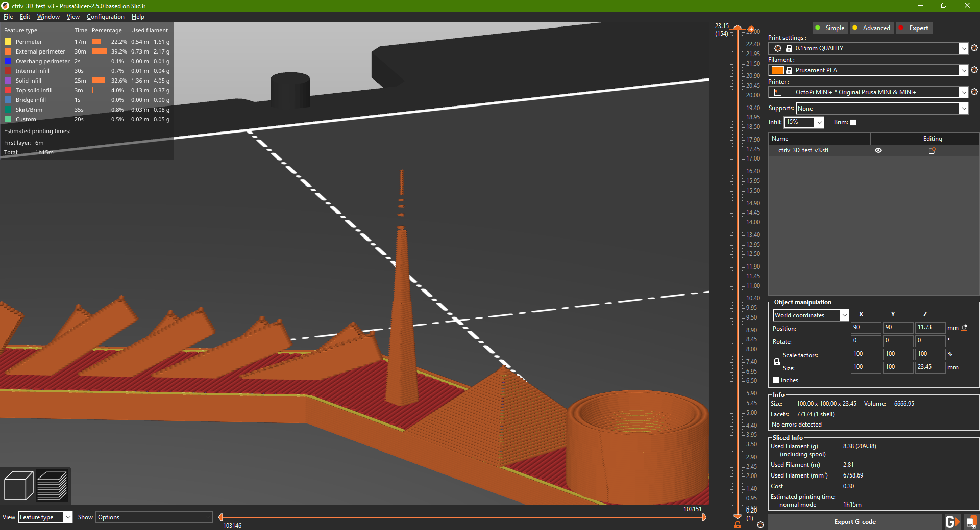 2.5.0 Regression - Empty Layers In Thin Pointy Tower · Issue #8886 ...