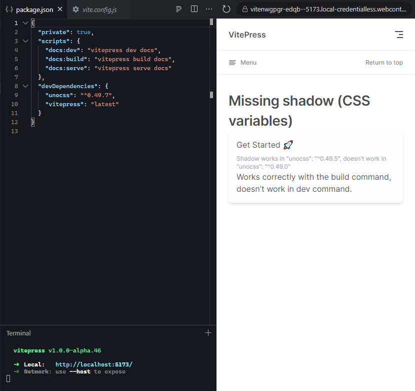 Some Css Is Missing With Dev Preview · Issue 2205 · Unocssunocss · Github