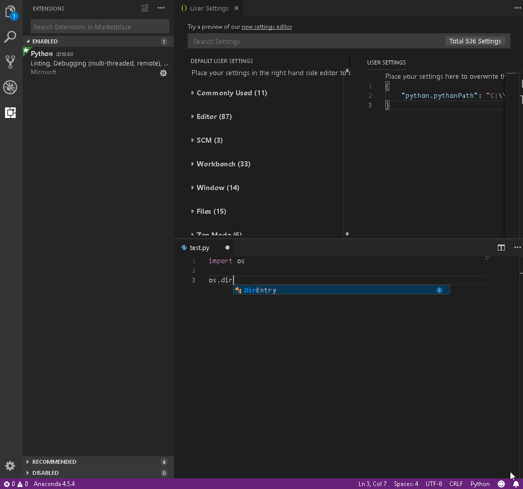 Django Vscode Not Auto Completing Python Module Import Stack Overflow