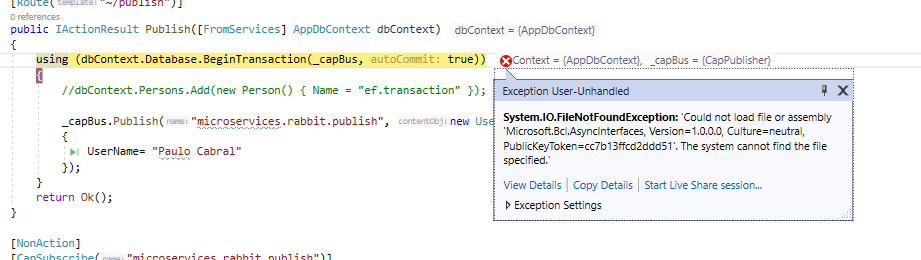Could Not Load File Or Assembly Microsoft Bcl Asyncinterfaces · Issue
