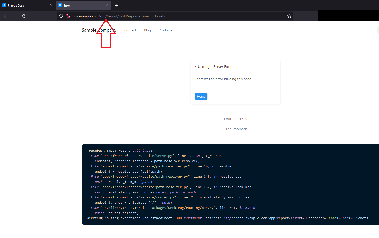 URL Issue - First Response Time for Tickets · Issue #856 · frappe/helpdesk · GitHub