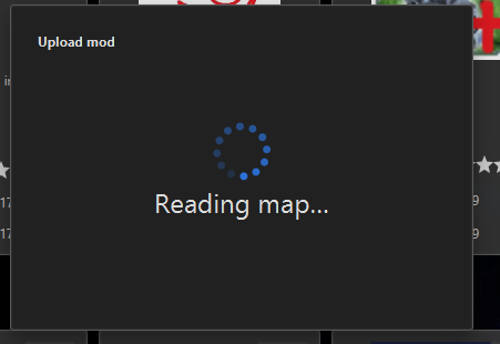 As a mod uploader, I want to be shown an error with a stack trace should the client fail to ...