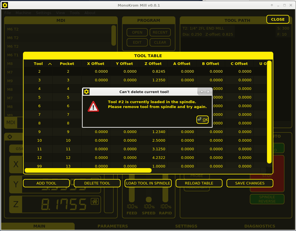Probe Basic Lathe: delete tool and save table · Issue #29 · kcjengr/probe_basic · GitHub