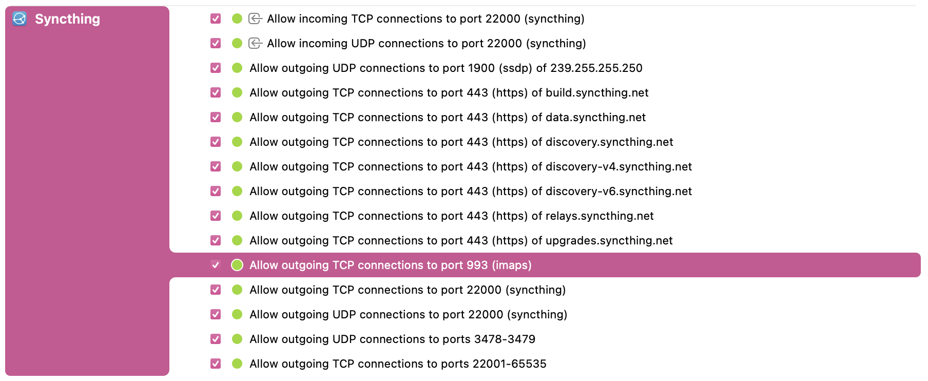 Reveal And Offer Control Over What Ports Syncthing Attempts To Communicate On · Issue 8228 