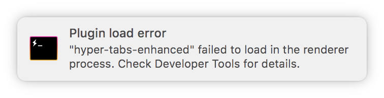 User-unfriendly error when adding a new plugin · Issue #2262 · vercel/hyper · GitHub