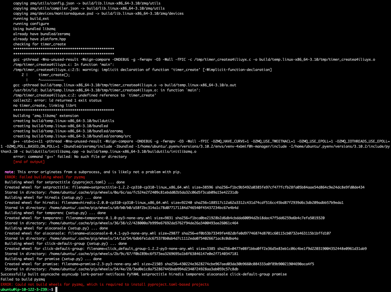 needs g++ package at install-dev.sh on Ubuntu 20.04 LTS · Issue #401 · lablup/backend.ai · GitHub