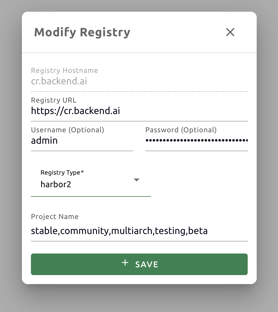 Don't show the modified Registries information after modify registry ...