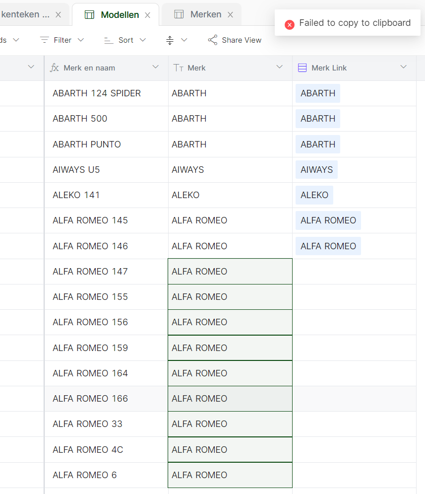 🐛 Bug: "failed to copy to clipboard" when more than one cell is selected · Issue #5333 · nocodb ...