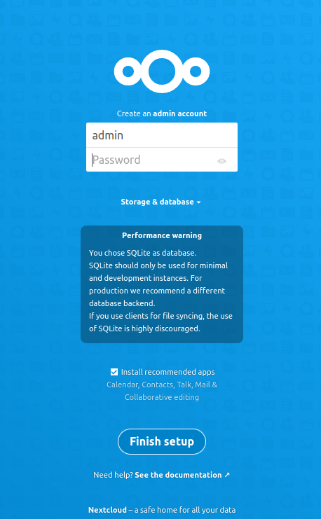 Review the guide: clarify database setup in step 11 · Issue #1 · LaboratoryB/nextcloud-docker ...