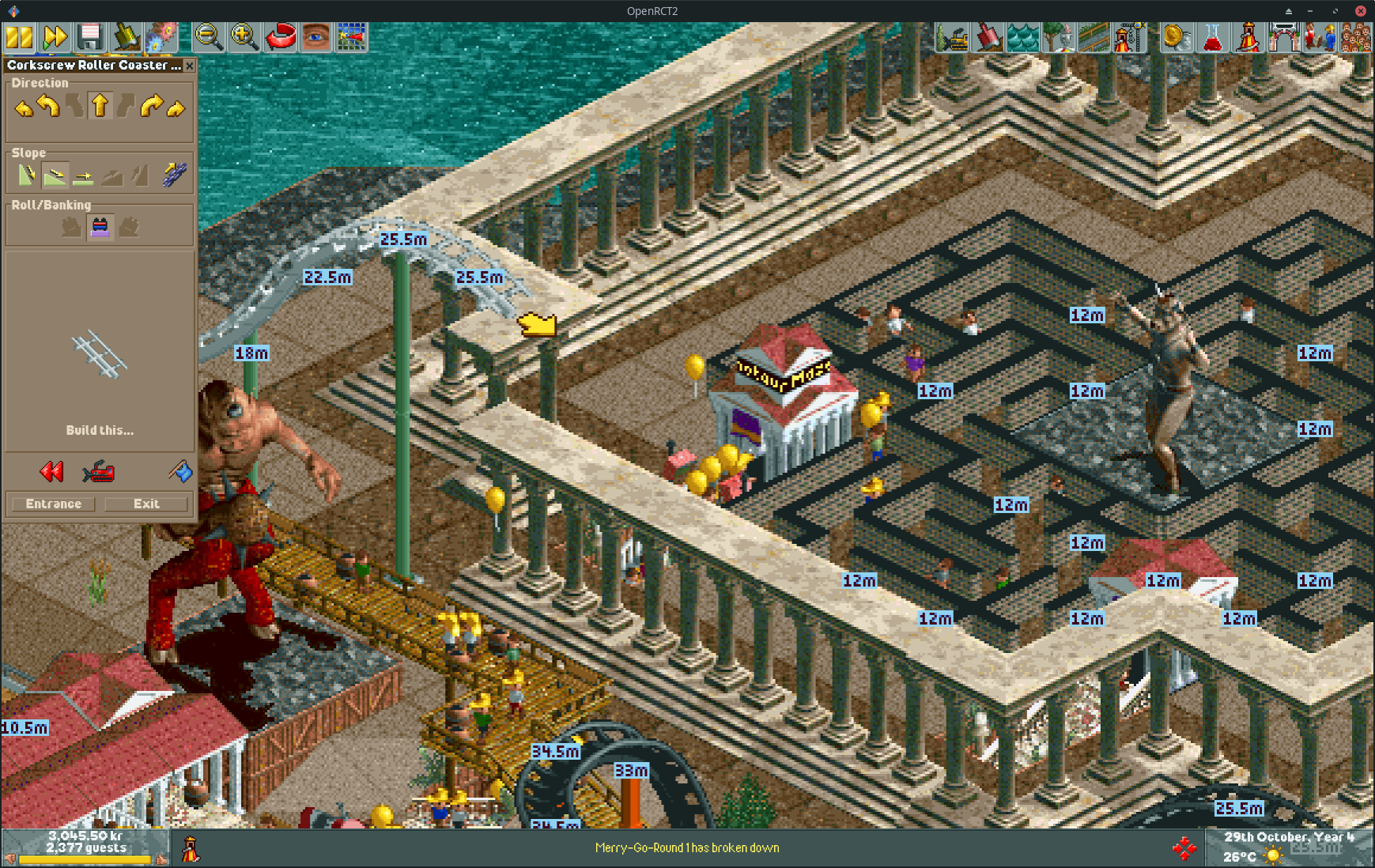 Roman Palace scenery items have wrong height data in Mythology scenarios · Issue #14721 ...