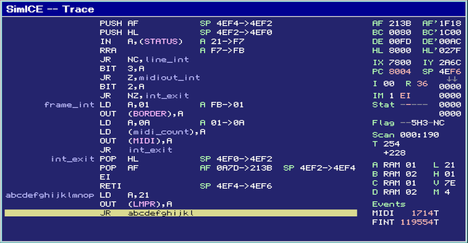 length of label names in Trace · Issue #63 · simonowen/simcoupe · GitHub