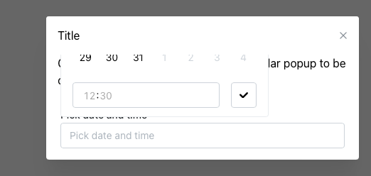 Modale Dialog clips DateTimePicker Popup Layer · Issue #4224 · mantinedev/mantine · GitHub
