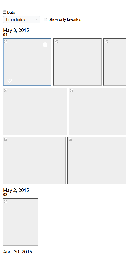 Photos importing but not displaying, download results in an empty file ...