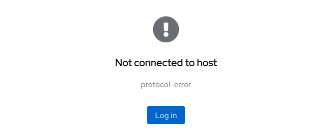 Logging Into Remote Machine With Cockpit ≈ 286 Fails With `protocol Error` · Issue 19317