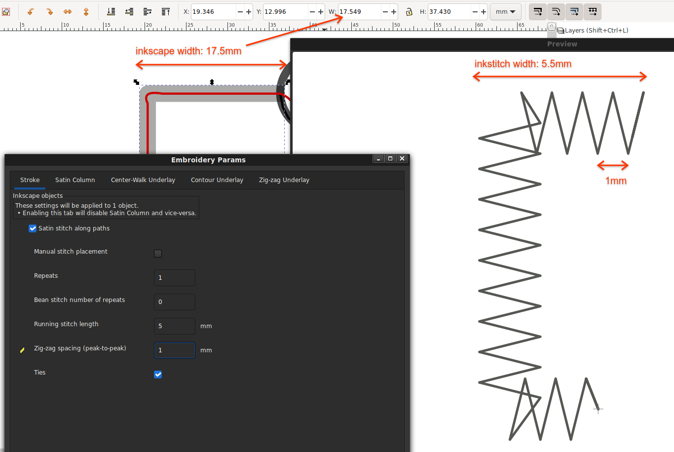 Unit mismatch with manual install in inkscape 1.x · Issue #978 ...