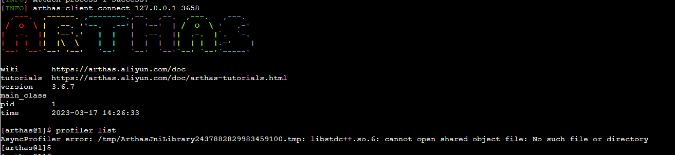在k8s的pod容器中 使用arthas生成火焰图 命令报错？ · Issue #2451 · alibaba/arthas · GitHub