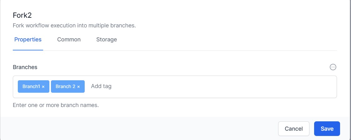 How can i create custom activity with dynamic outcome like fork ...