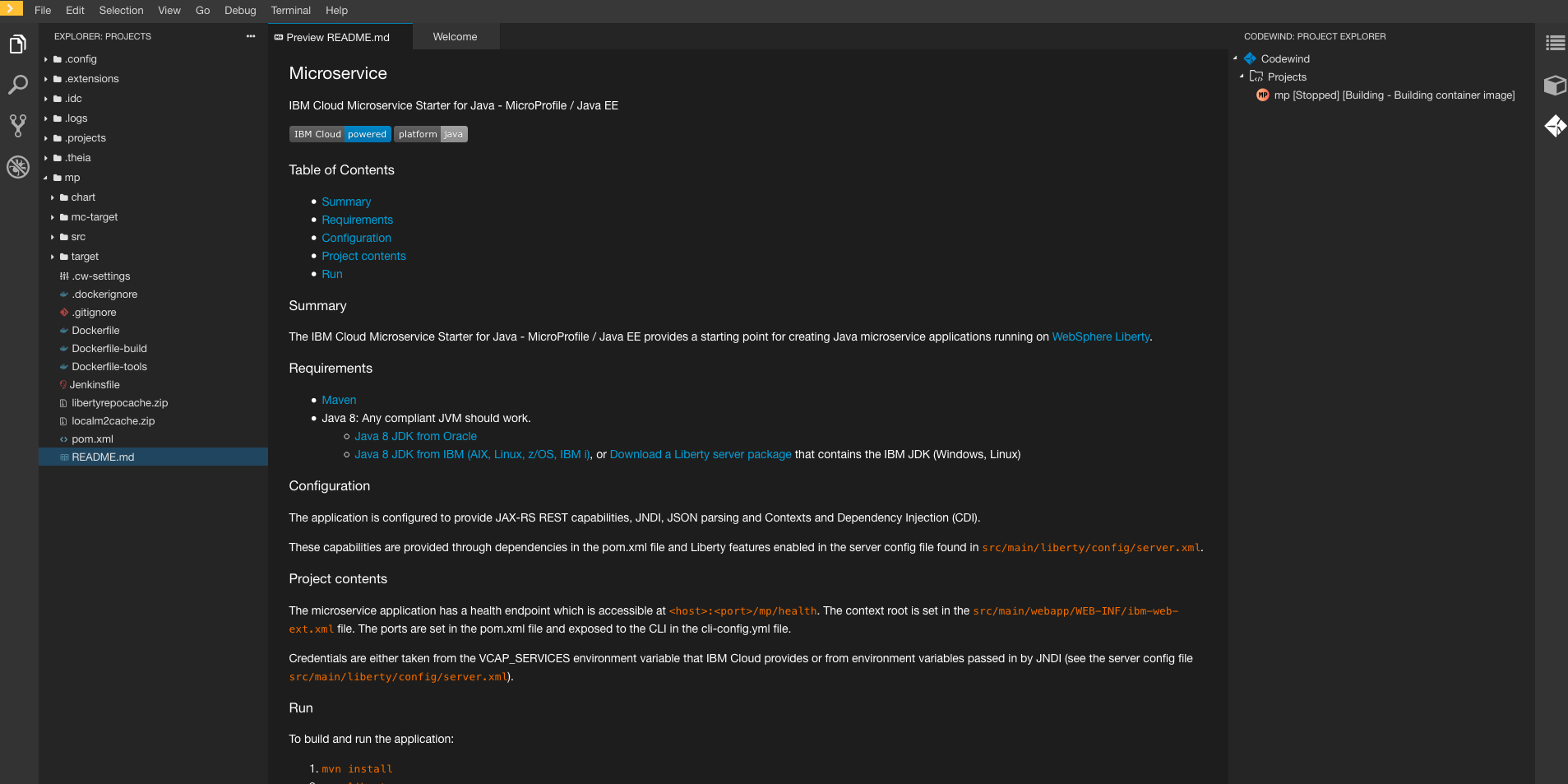 [Che] Project stuck in Building state after stopping and starting the che workspace · Issue #685 ...
