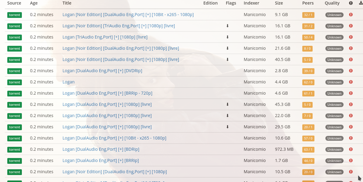 Radarr grab all search results with quality set to unknown. · Issue #1980 · Radarr/Radarr · GitHub