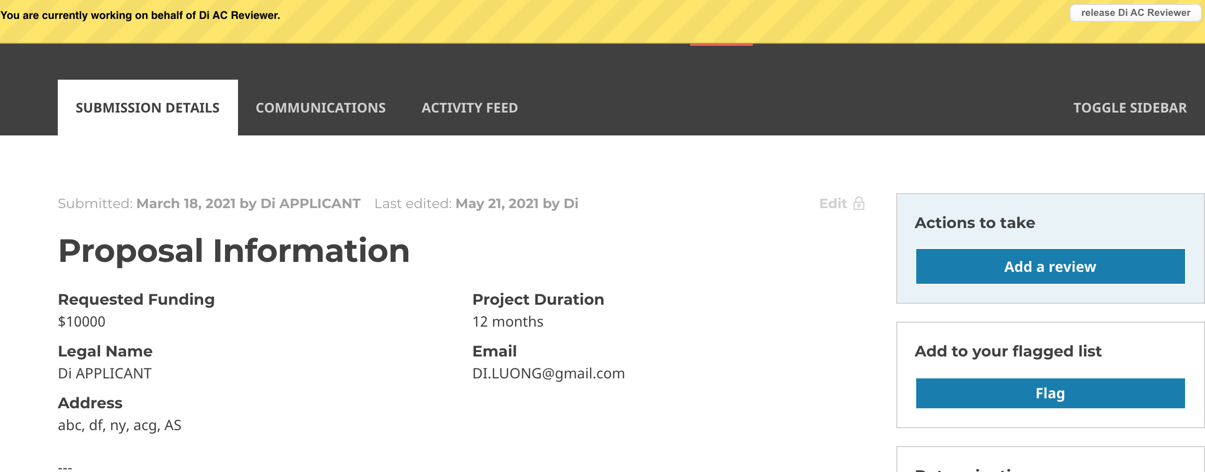 Remove PII from AC view · Issue #2482 · HyphaApp/hypha · GitHub