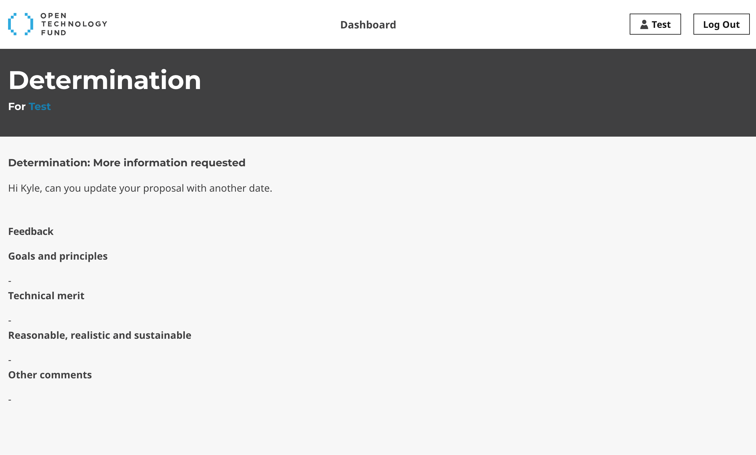 There's no clear link back to the submission from determinations and reviews. · Issue #2526 ...