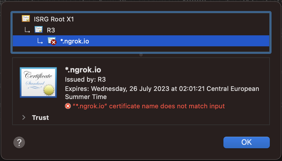 Https tunnel certificate issued to different url than expo web url · Issue #22860 · expo/expo ...